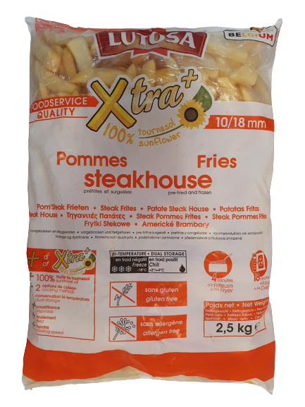 Steak Frite Lutosa 2,5kg - Les halles du sud