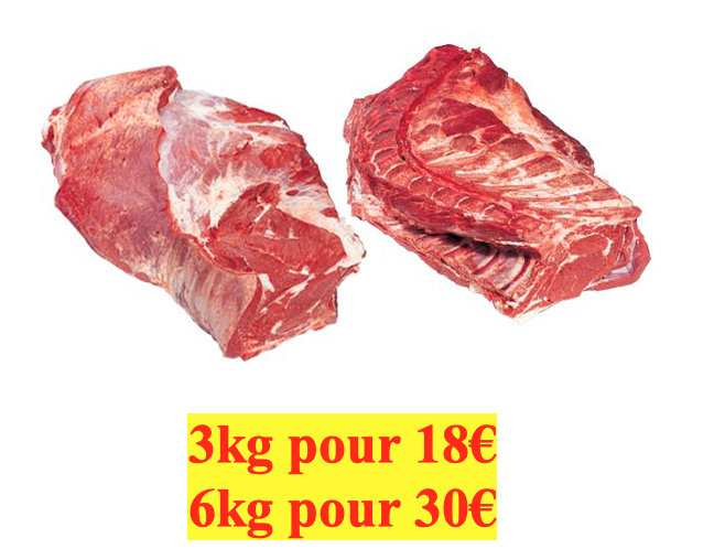 Boeuf avec os - Les halles du sud
